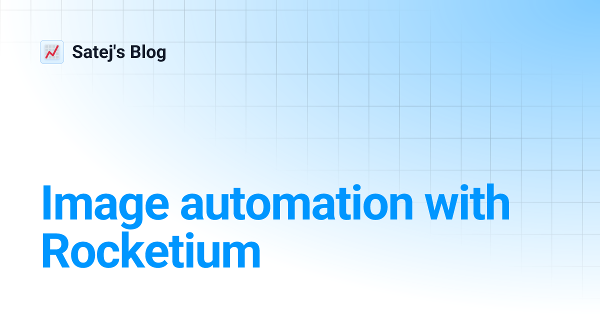 Image automation with Rocketium | Satej's Blog